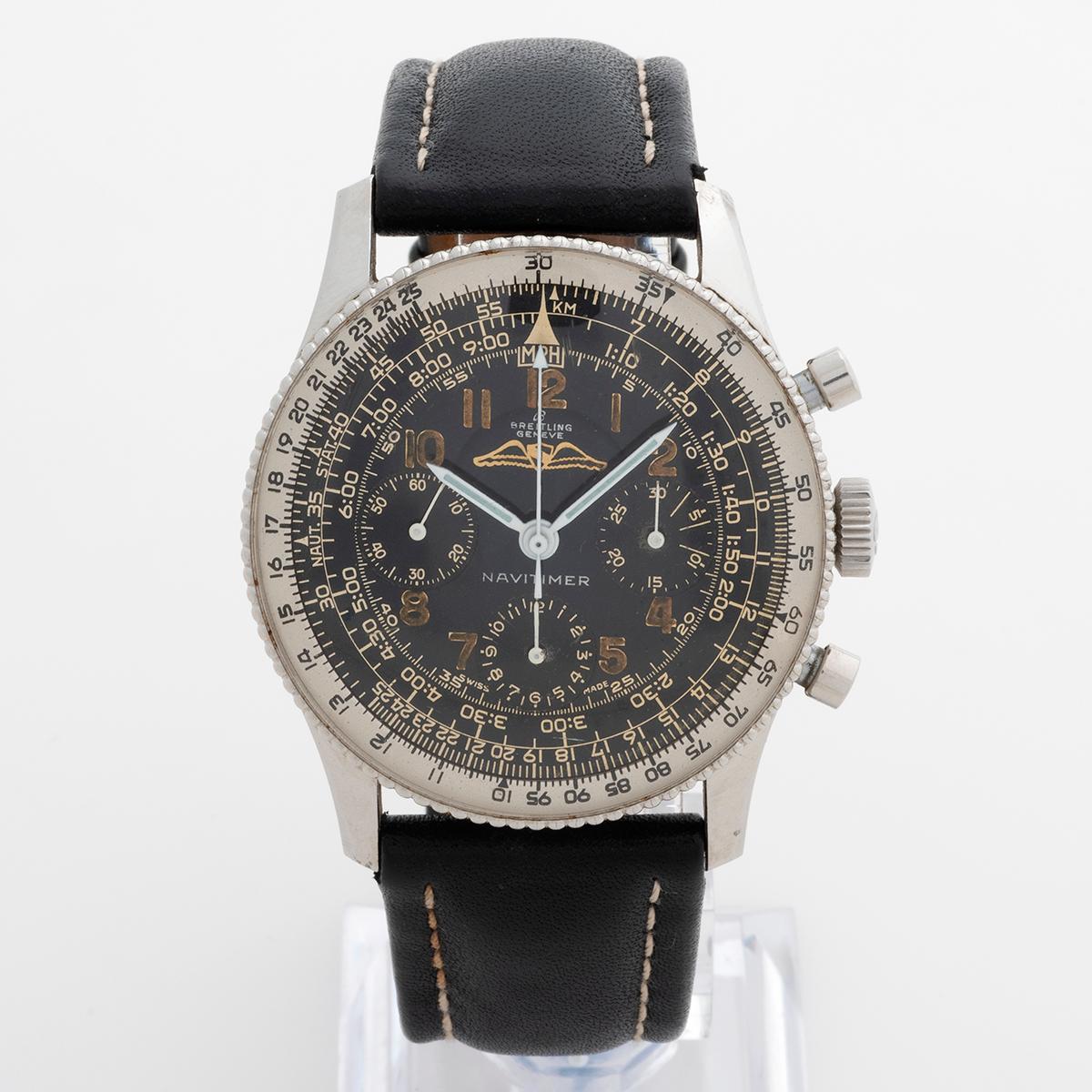Breitling Navitimer 806 Wristwatch. Original Bead Rotating Bezel. Dated ...