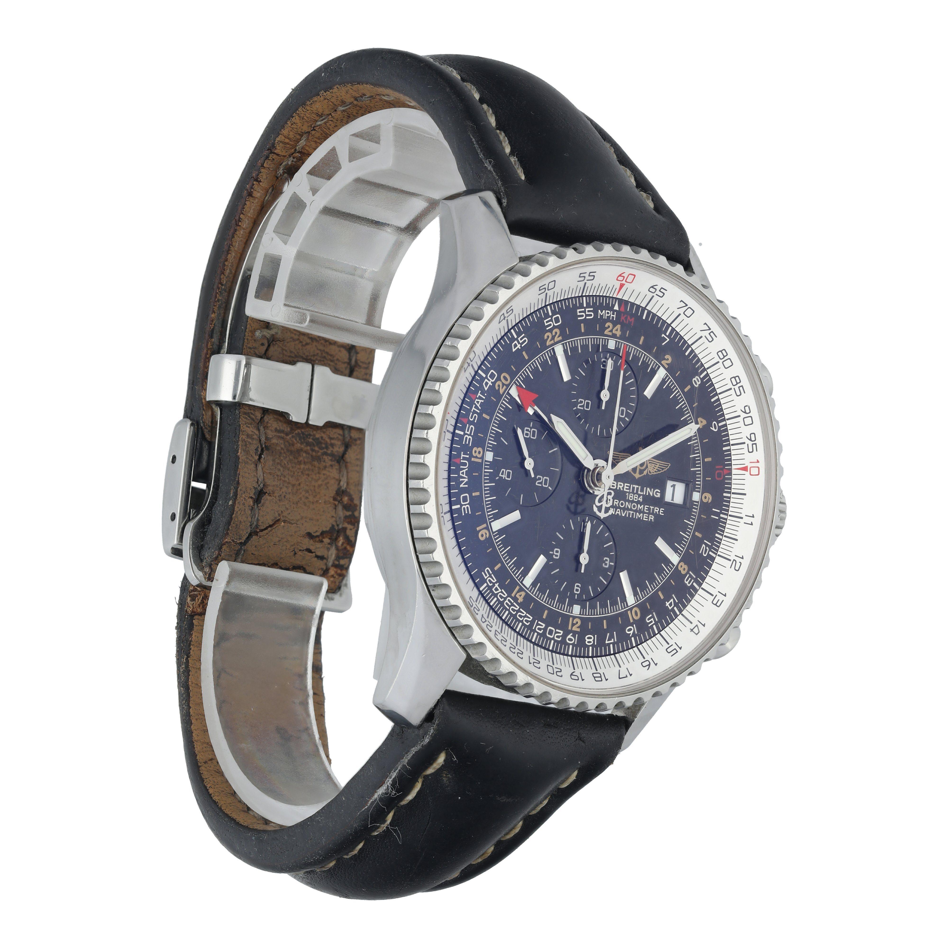Breitling Navitimer A24322 Men's Watch Box Papers For Sale at 1stDibs