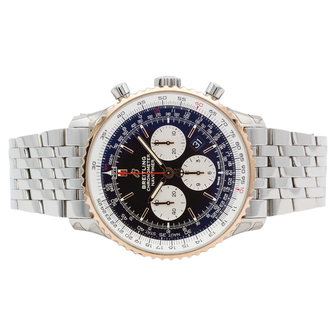 Breitling Navitimer World Chronograph GMT Automatic Stainless Steel ...