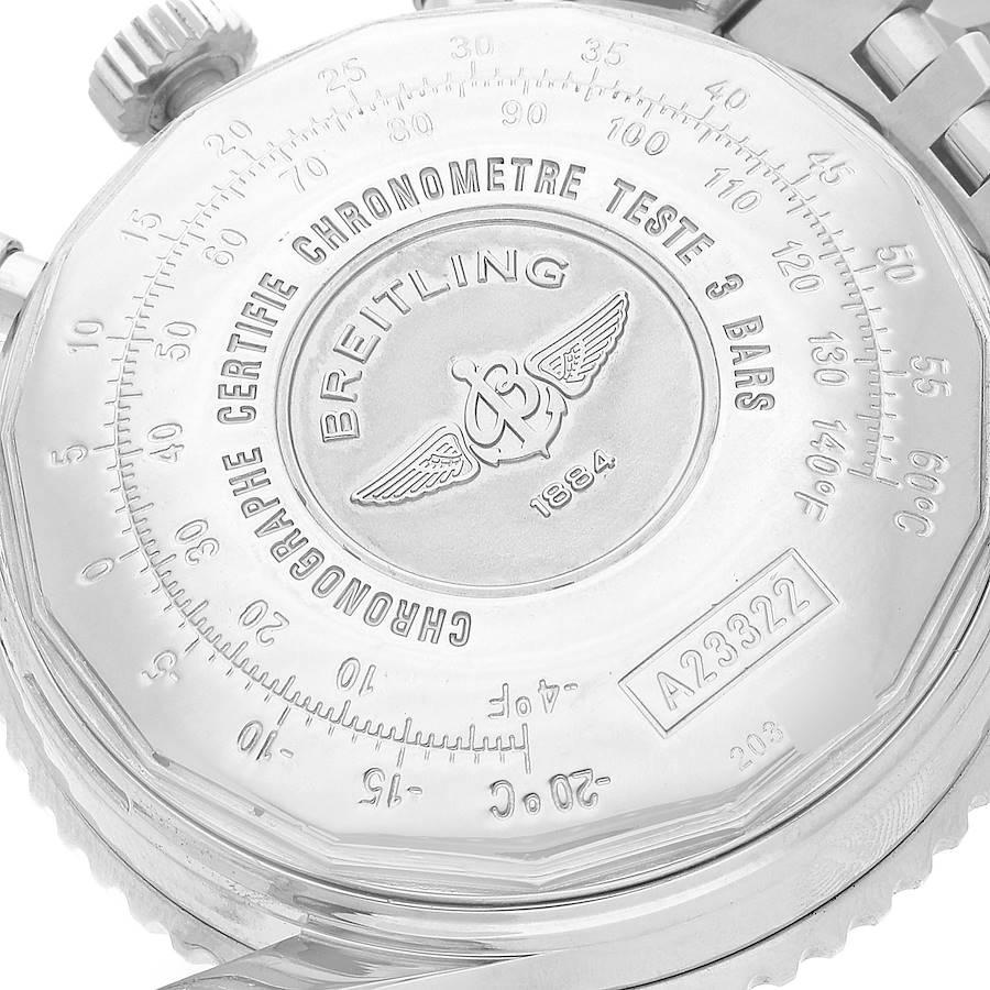 Breitling Navitimer Chronograph Silver Dial Steel Mens Watch A23322 For ...