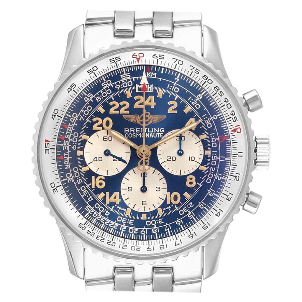 Breitling Navitimer Cosmonaute Exhibition Caseback Men's Watch D12023 ...