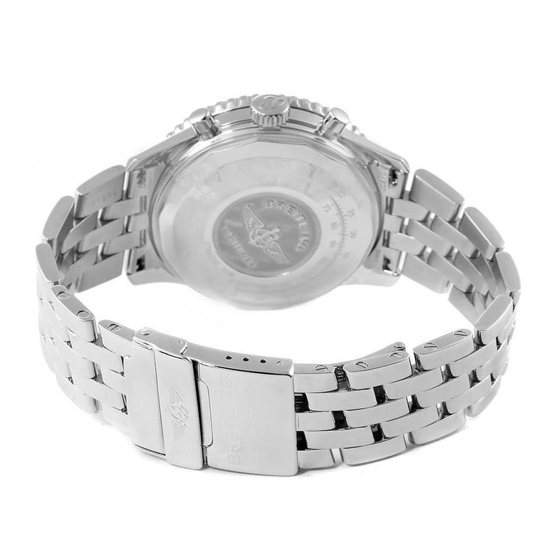 Breitling Navitimer II Black Dial Arabic Numeral Steel Mens Watch ...