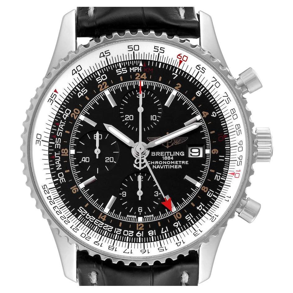 2008 Breitling Navitimer World Chronograph Stainless Steel A24322 ...
