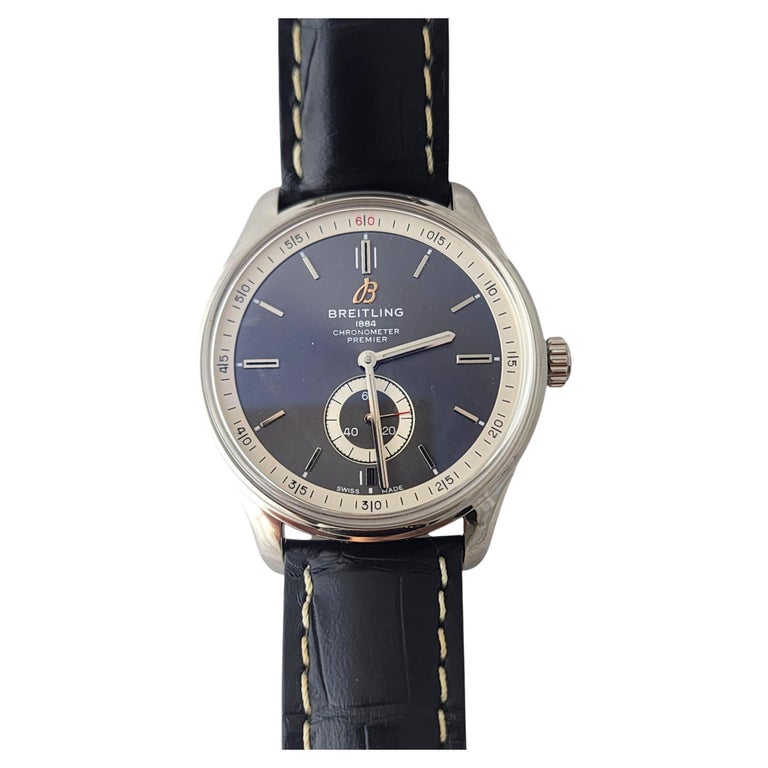 Breitling Premier Automatic Men's Watch A37340 Black Dial #19094 ...