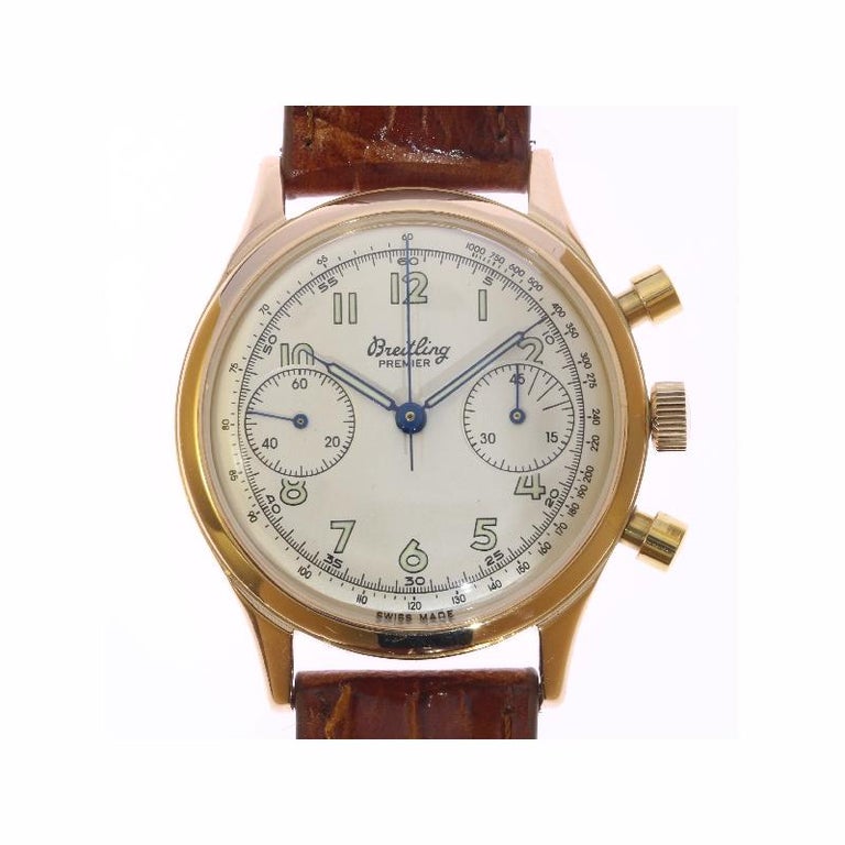 Breitling Premier Men's Rose Gold Watch, circa 1945, Ref 593236-790 For ...