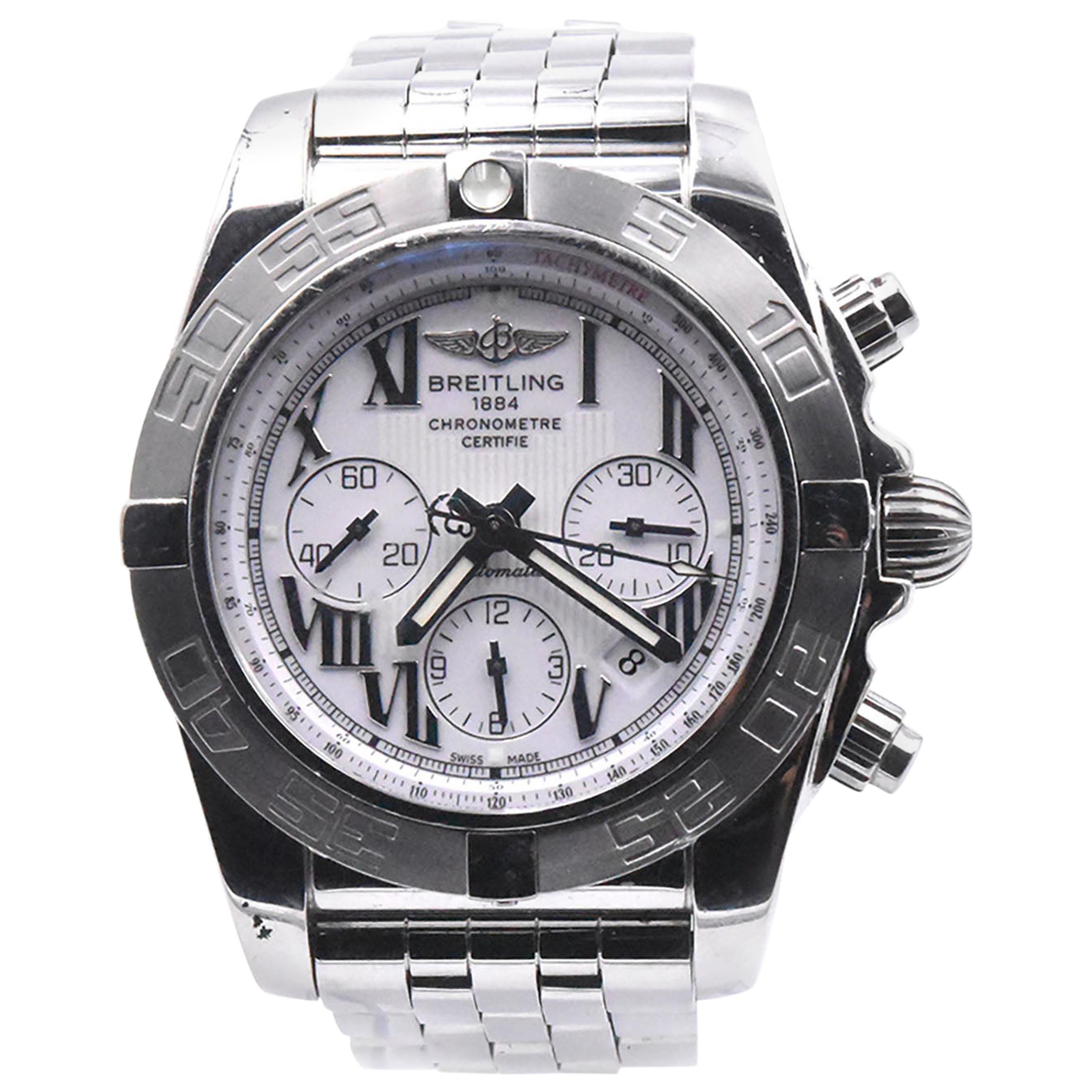 Breitling Stainless Steel Chronomat B01 For Sale at 1stDibs