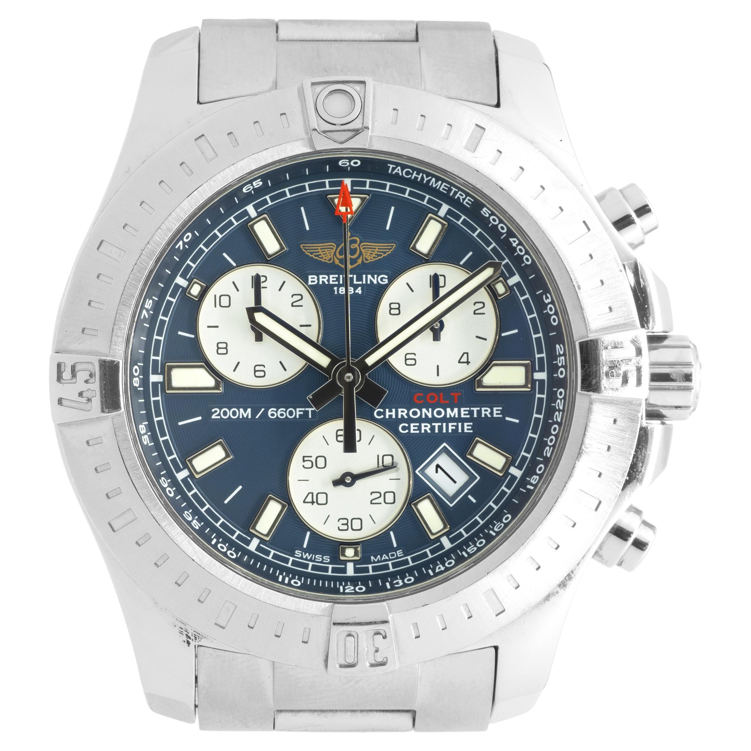 Breitling, Stainless Steel NAVIMETER, Chronograph For Sale at 1stDibs