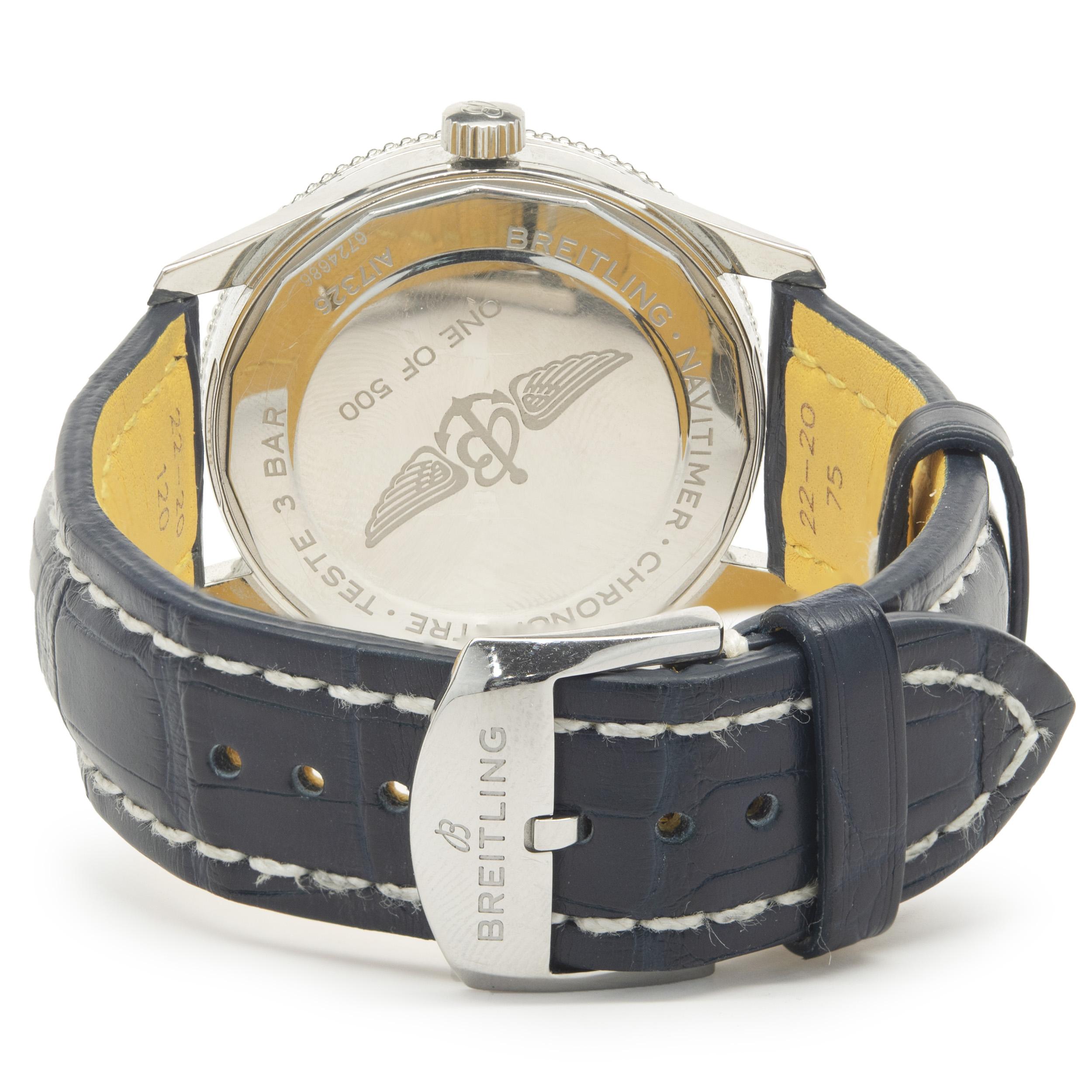 Breitling Stainless Steel Navitimer For Sale at 1stDibs