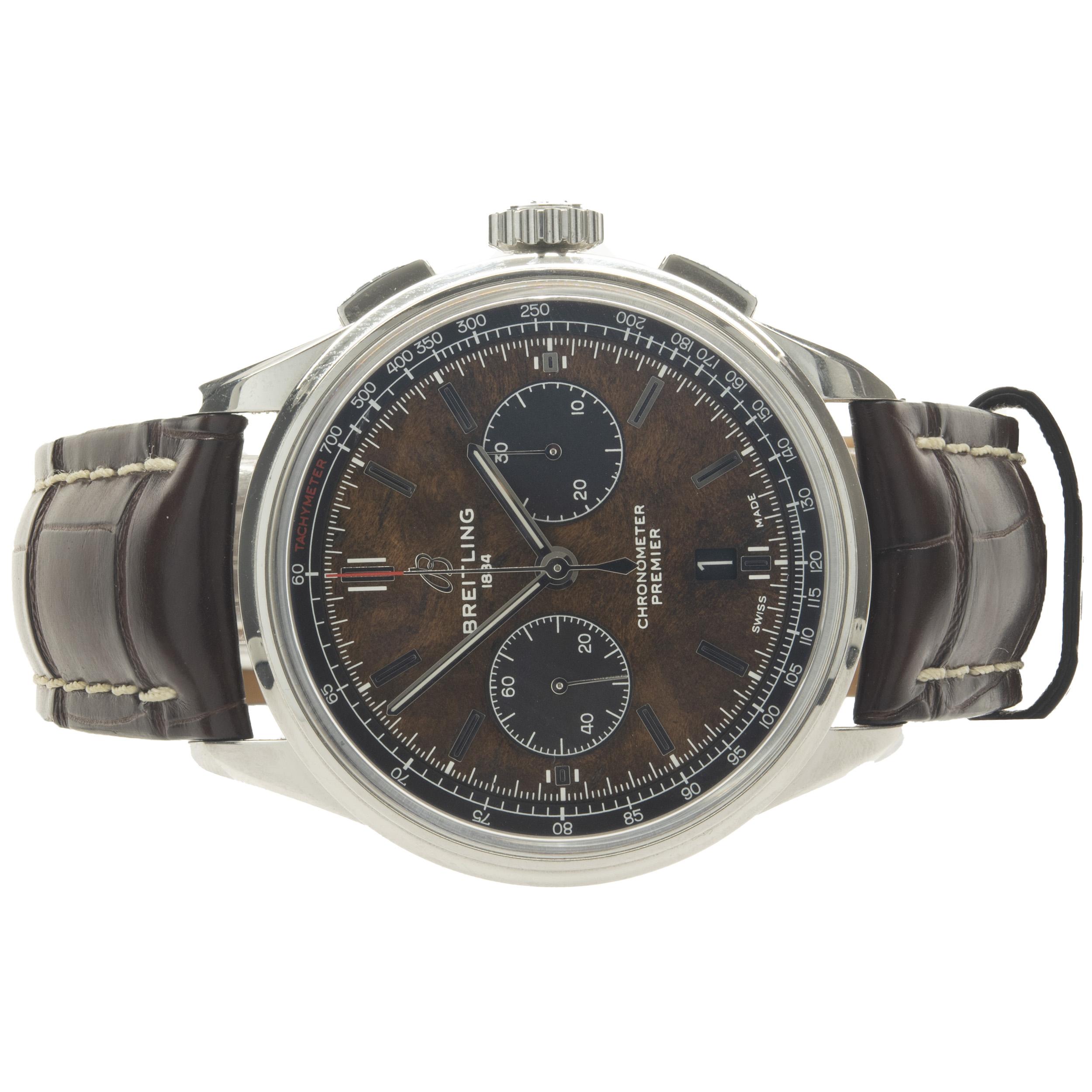 Breitling Stainless Steel PremierB01 Chronograph For Sale at 1stDibs