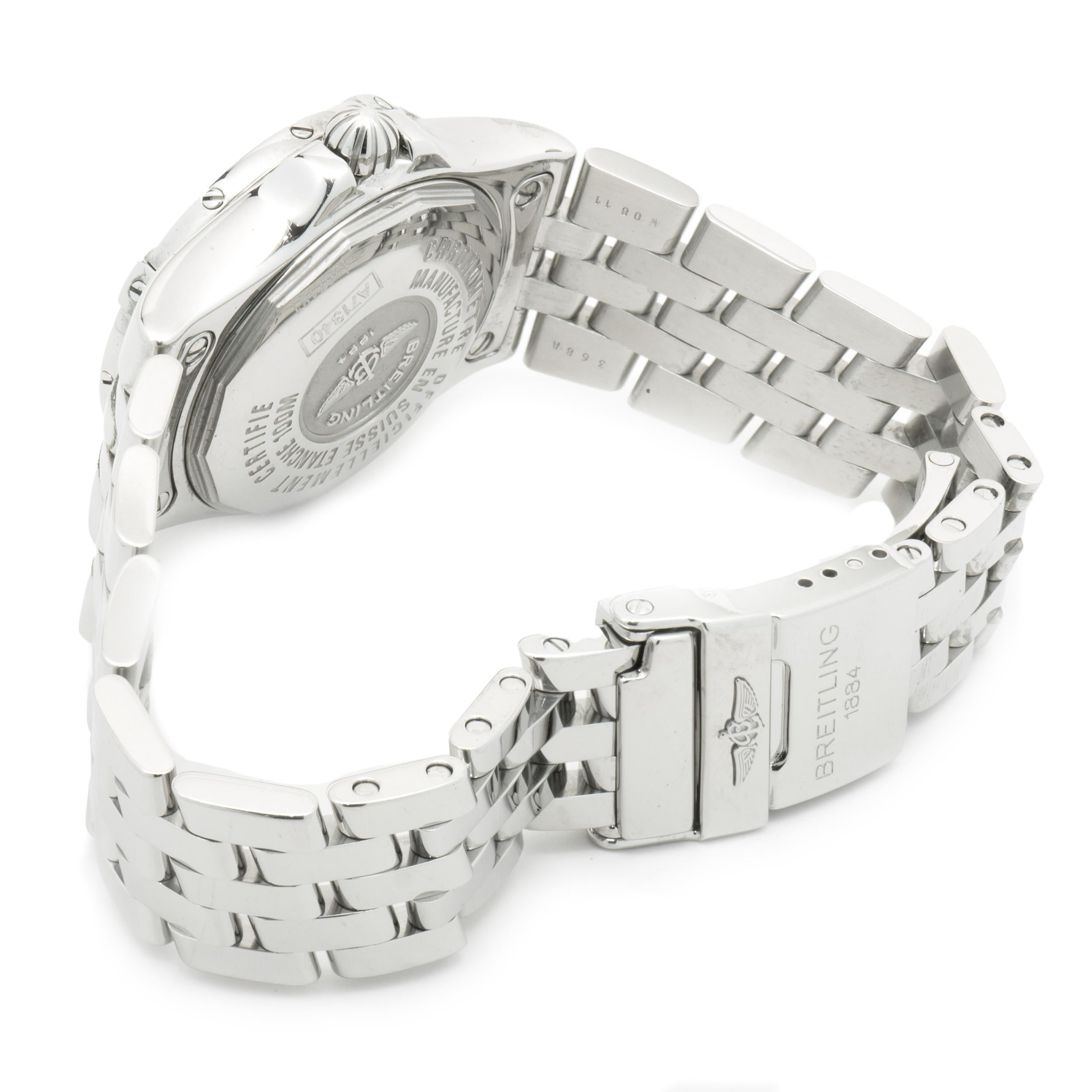 Breitling Stainless Steel Starliner For Sale at 1stDibs