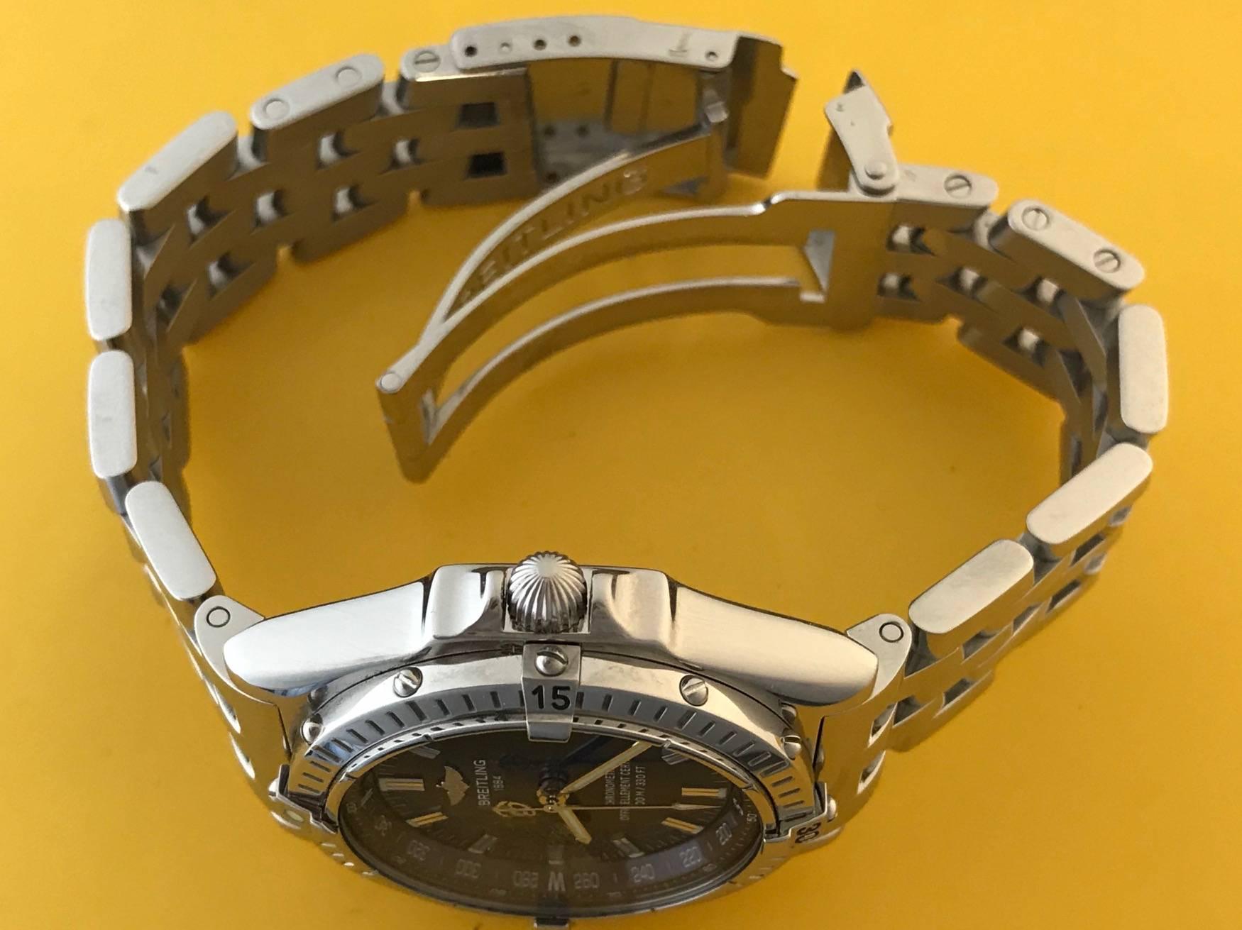 Breitling Stainless Steel Wind Rider Wings Automatic Wristwatch at ...