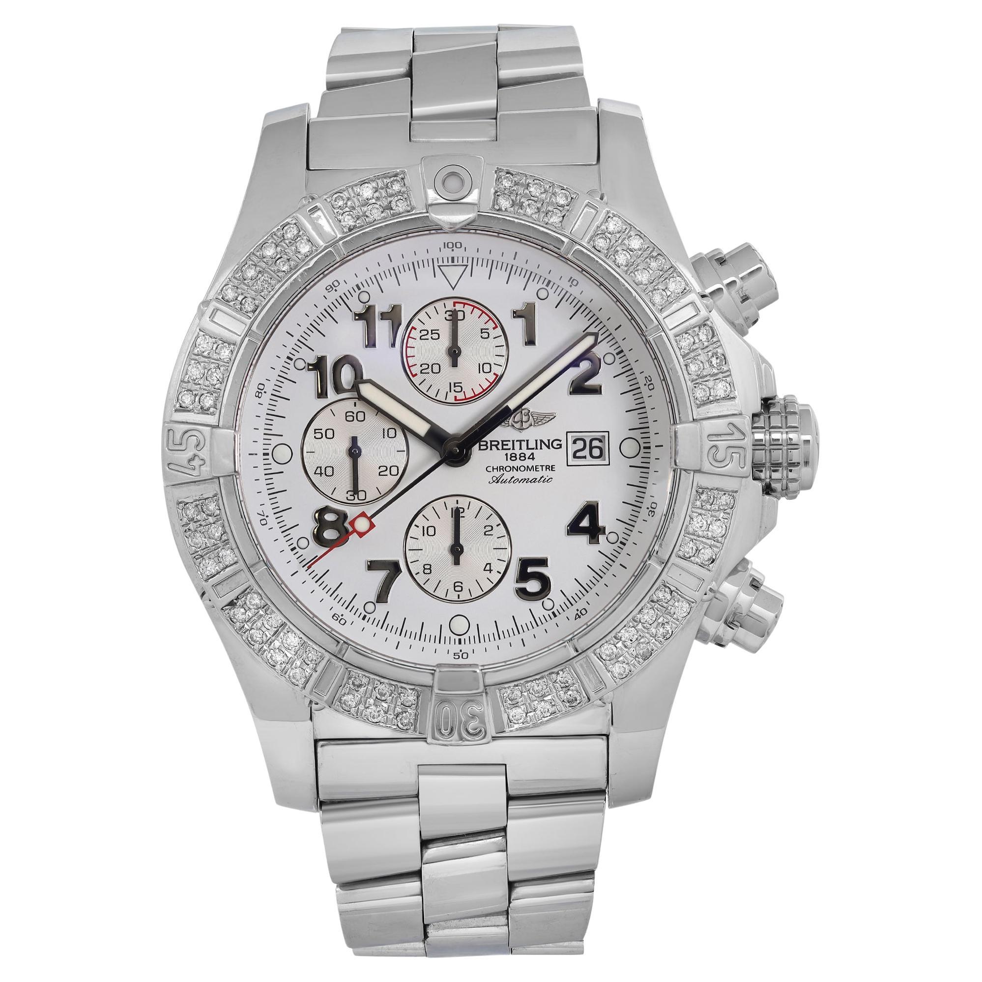 Breitling Bentley Custom Diamonds Approx 1.7 Carat Automatic Men’s ...