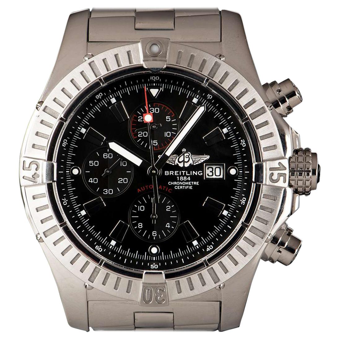 Breitling Stainless Steel Chronomat B01 Automatic Wristwatch For Sale ...