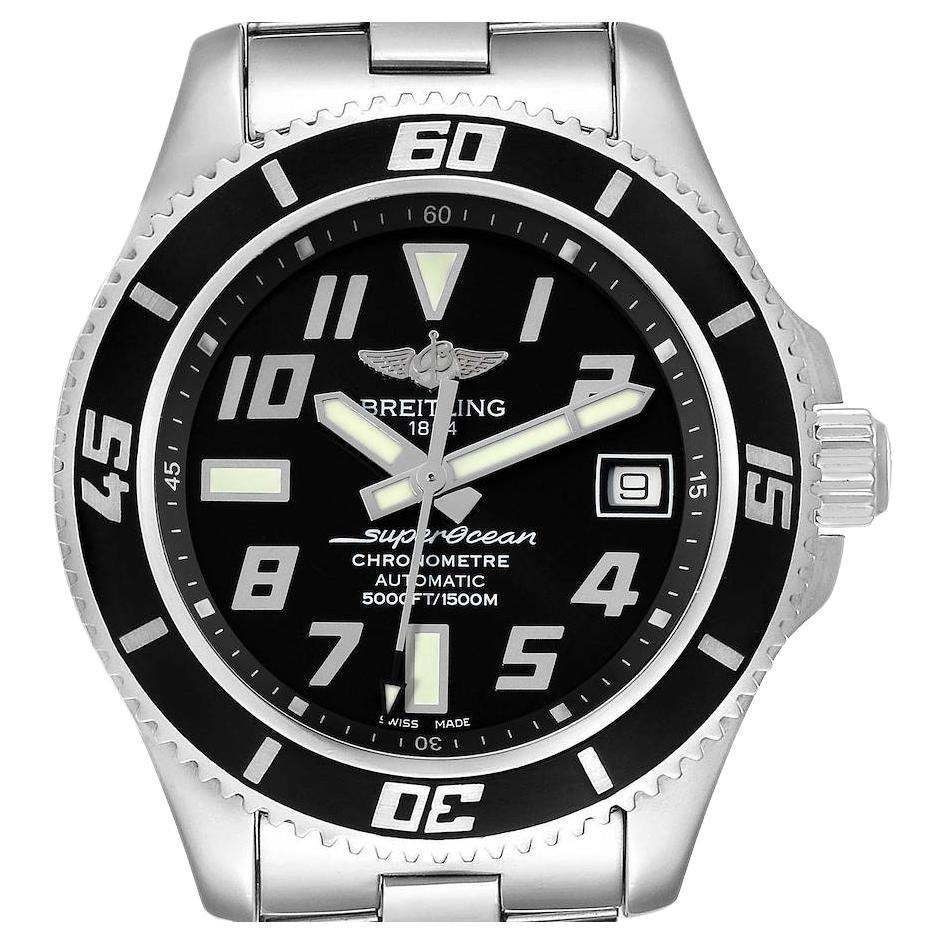 Breitling Superocean Steelfish Rubber Strap Steel Men's Watch A17360 at ...