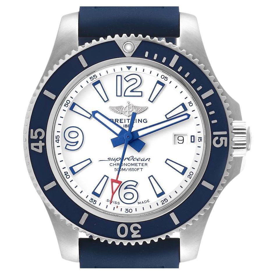 Certified Breitling Superocean A13340 with Band and White Dial at ...
