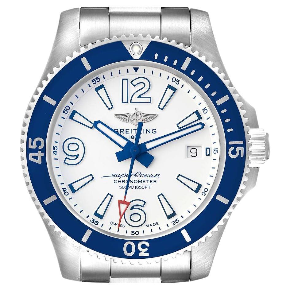 Certified Breitling Superocean A13340 with Band and White Dial at ...
