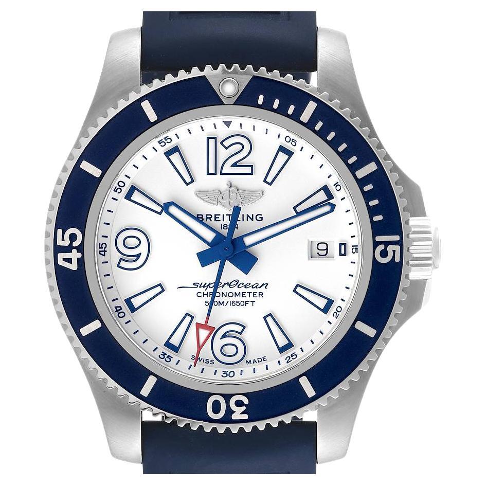 Breitling Superocean Steelfish Rubber Strap Steel Men's Watch A17360 at ...