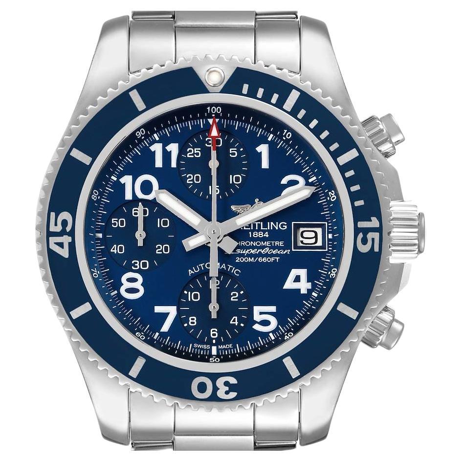 Breitling Bentley Motors Blue Dial Chronograph Watch A25362 Box For ...