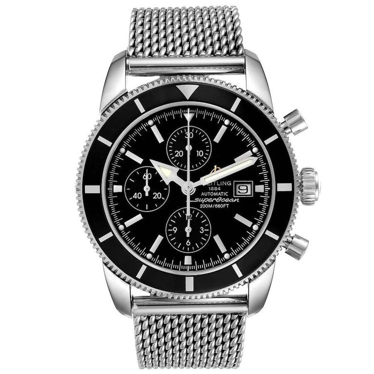 Breitling Superocean Heritage Chrono 46 Mens Watch A13320 Box Papers at ...