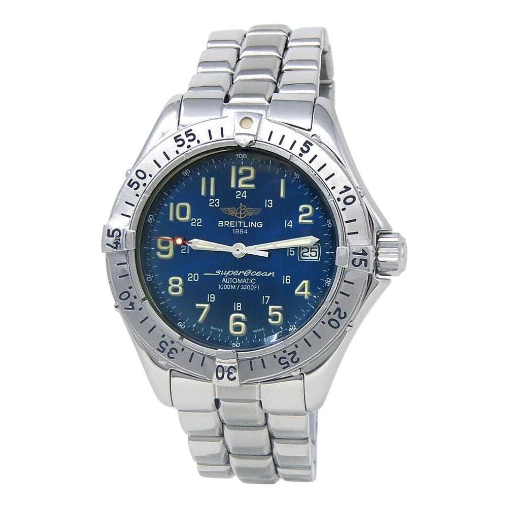 Breitling Blue Face - 6 For Sale on 1stDibs