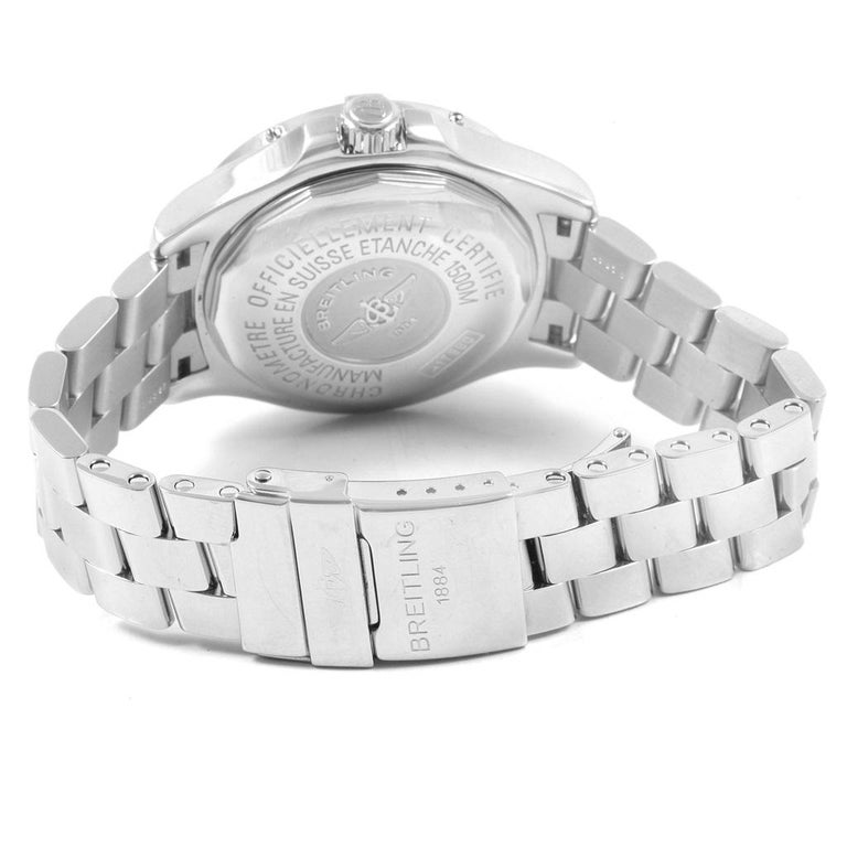 Breitling Superocean Steelfish Blue Dial Men's Watch A17360 For Sale at ...