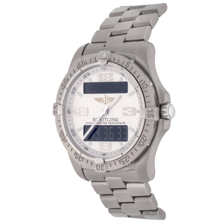 Breitling Titanium Aerospace Avantage GMT Quartz Wristwatch at 1stDibs
