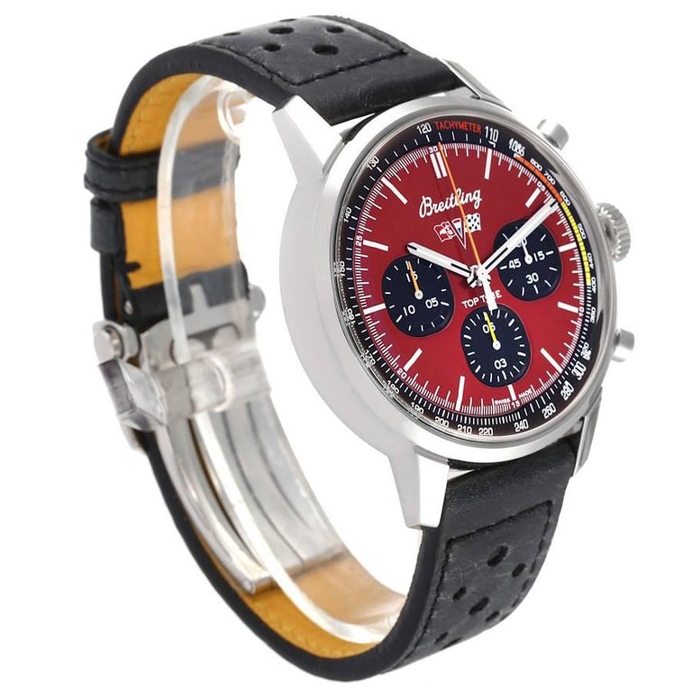 Breitling Top Time Chevrolet Corvette Steel Mens Watch A25310 Box Card ...