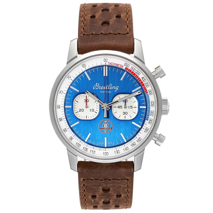Breitling Top Time Shelby Cobra Chronograph Steel Mens Watch A41315 ...