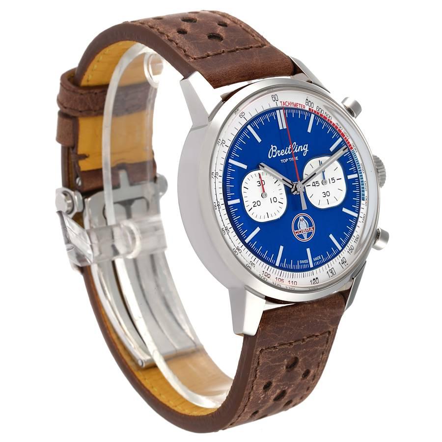 Breitling Top Time Shelby Cobra Chronograph Steel Mens Watch A41315 ...