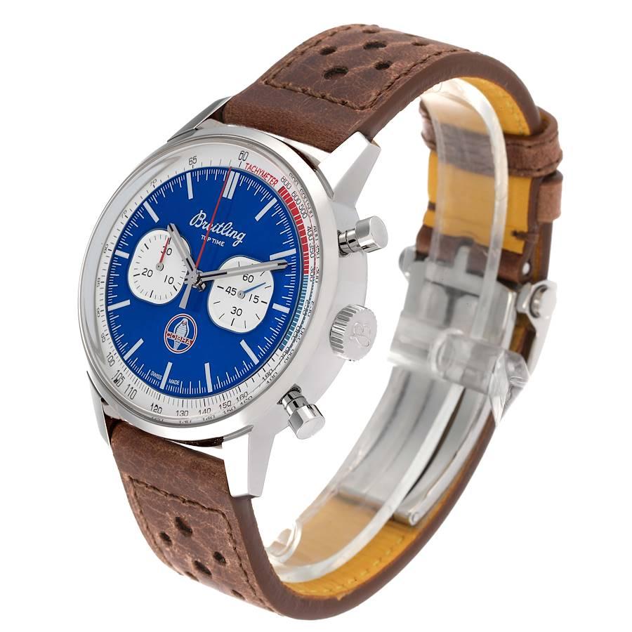 Breitling Top Time Shelby Cobra Chronograph Steel Mens Watch A41315 ...
