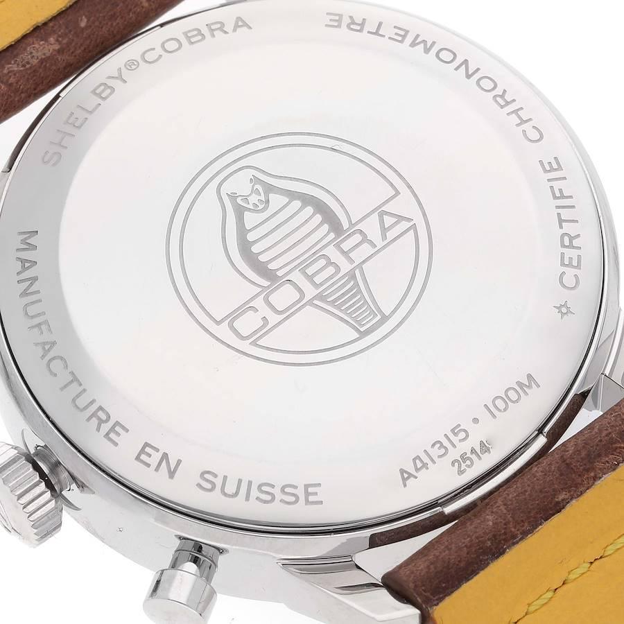 Breitling Top Time Shelby Cobra Chronograph Steel Mens Watch A41315 ...