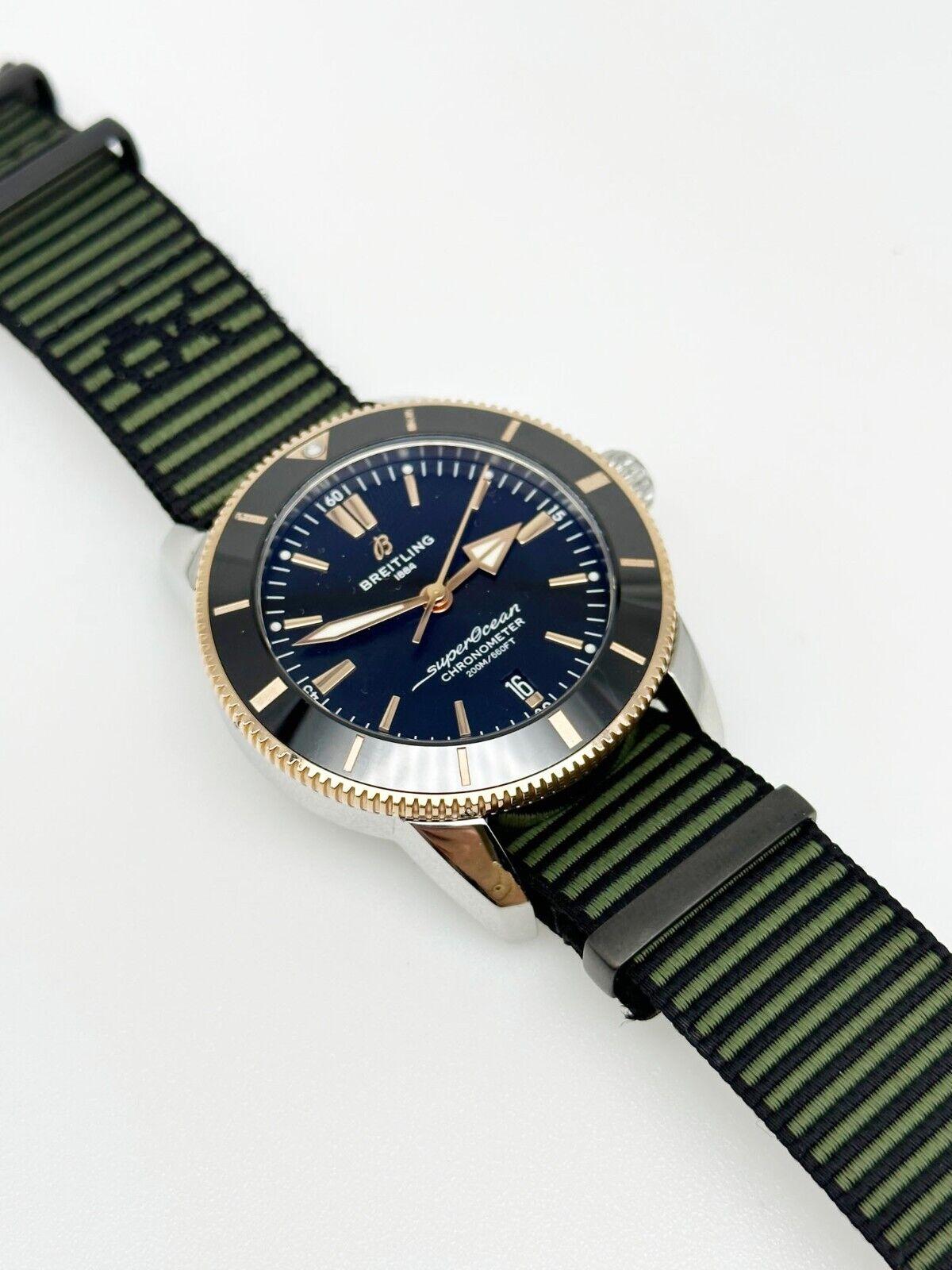 Breitling UB2030 Superocean Heritage II Ceramic Bezel 18K Rose Gold ...