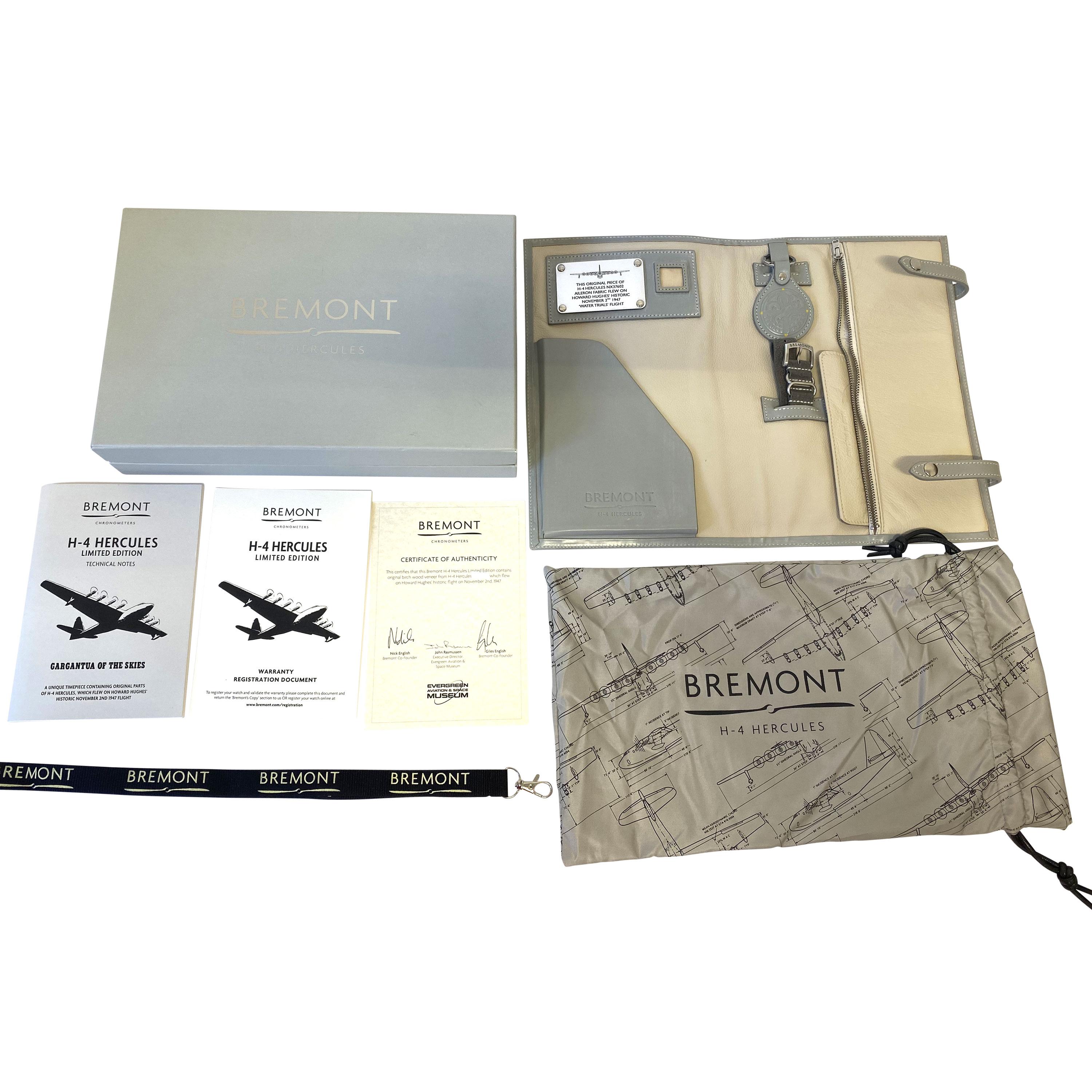 Bremont H-4 Hercules H-4 Men's Watch in Stainless Steel For Sale at ...