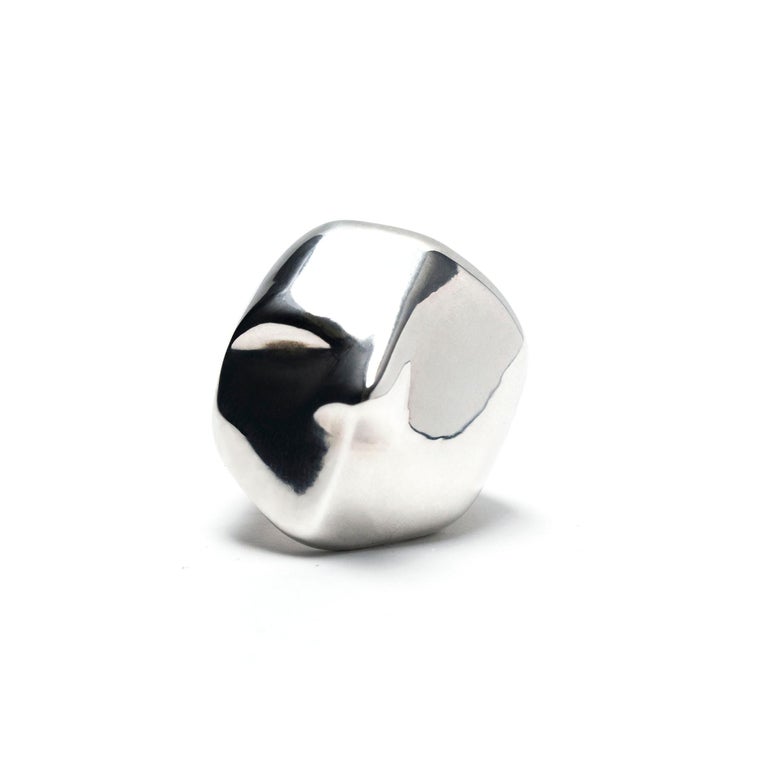 Customizable Brenna Colvin, Face Ring, 'Renee', Sterling Silver For ...