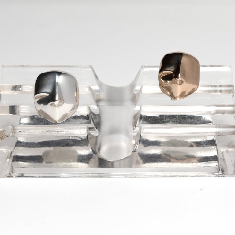 Customizable Brenna Colvin, Face Ring, 'Renee', Sterling Silver For ...