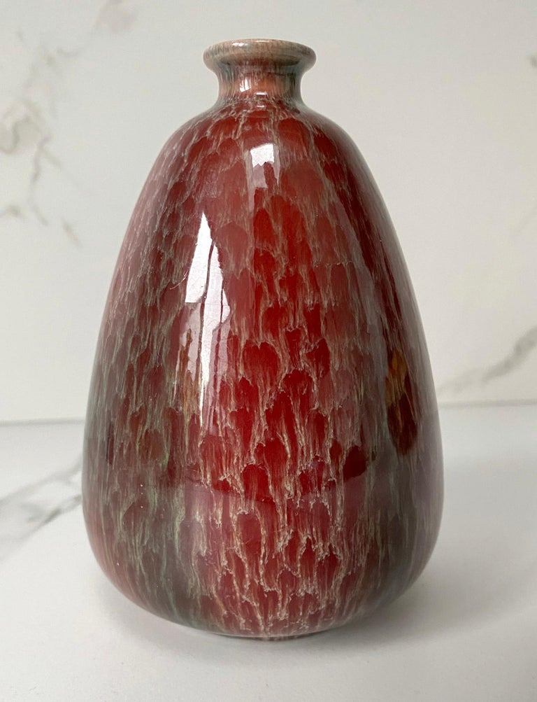 Bretby High Fired ‘Flambe’ Glazed Art Nouveau Vase By Henry Tooth at ...