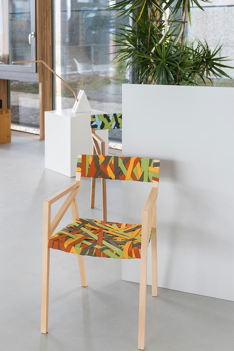Bretelle, the Colourful Modern Customisable Strap Chair For Sale at 1stDibs