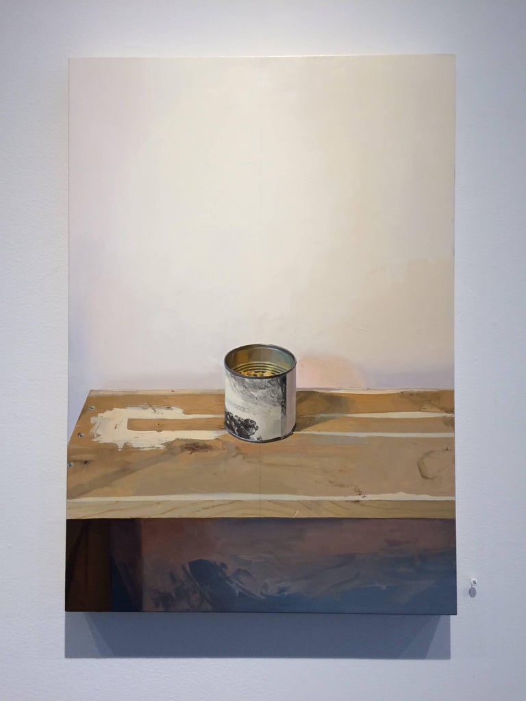 Brett Eberhardt – Rembrandt-Kanister, Stilllebengemälde, grau-weiße ...