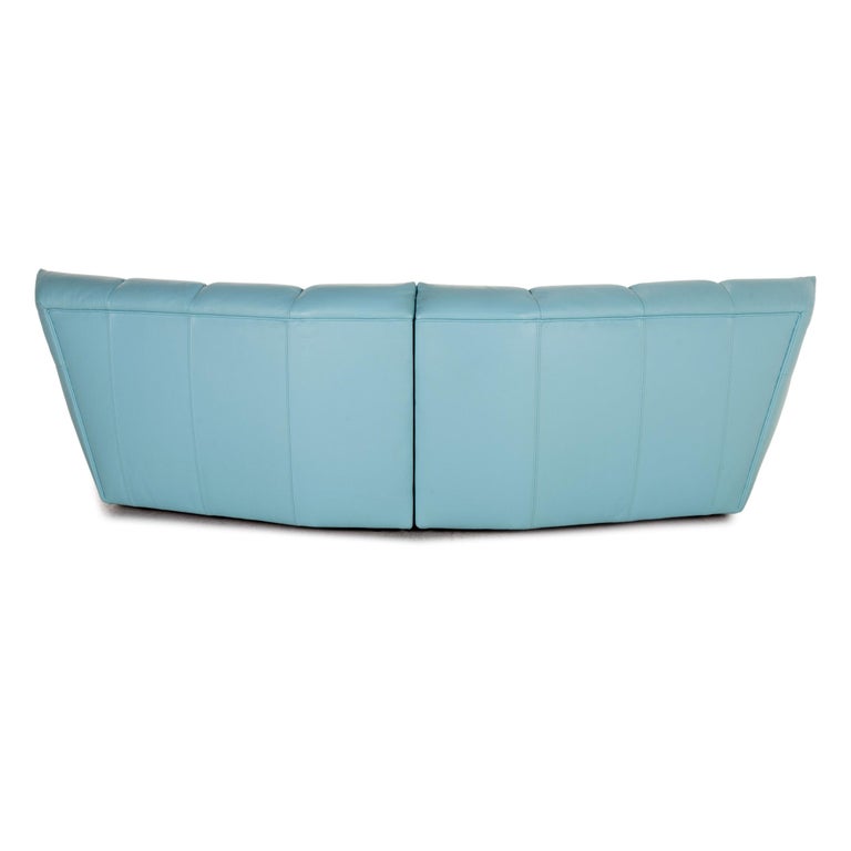 Bretz Cloud 7 Leather Sofa Light Blue Blue Corner Sofa Modular ...