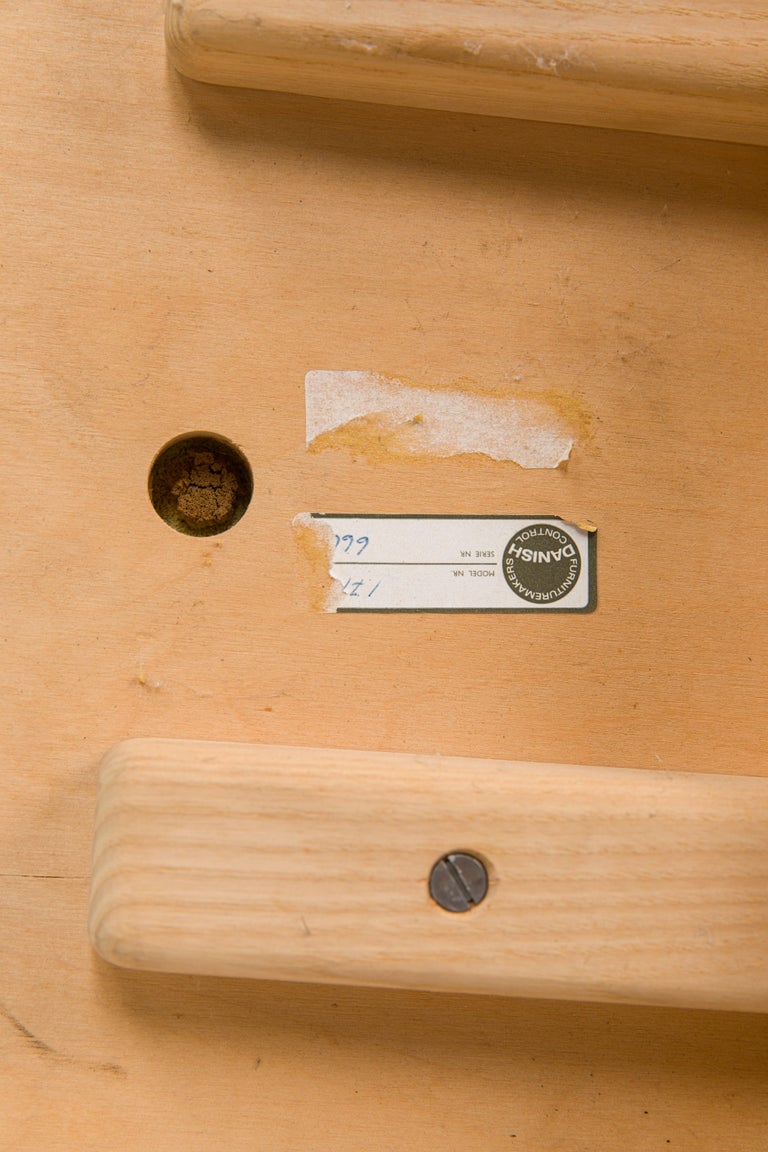 Børge Mogensen Bench Model 3171 for Fredericia Møbelfabrik Seat Leather ...