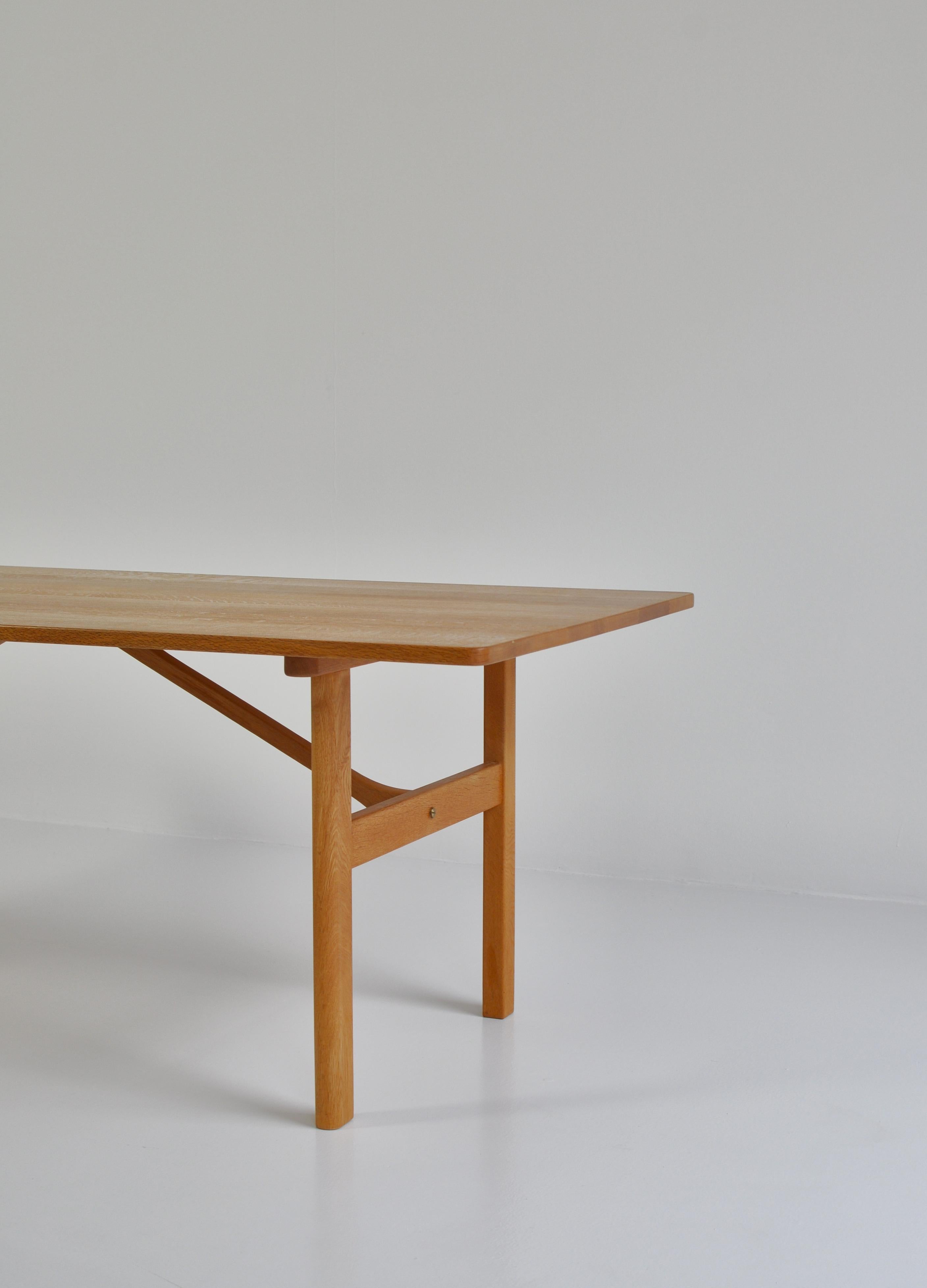 Børge Mogensen Dining Table "No. 284" Oak Fredericia Stolefabrik, 1960s ...