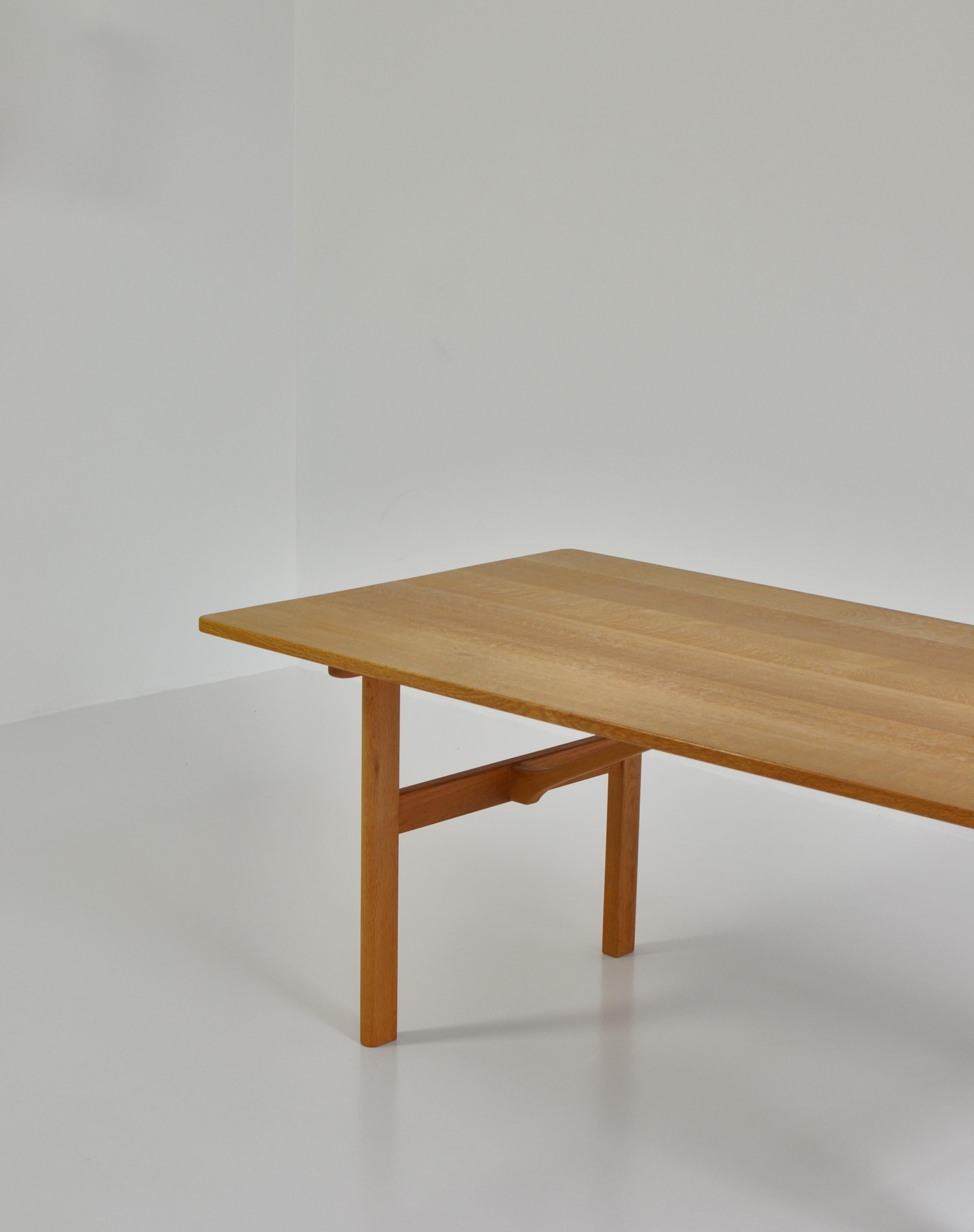 Børge Mogensen Dining Table "No. 284" Oak Fredericia Stolefabrik, 1960s ...