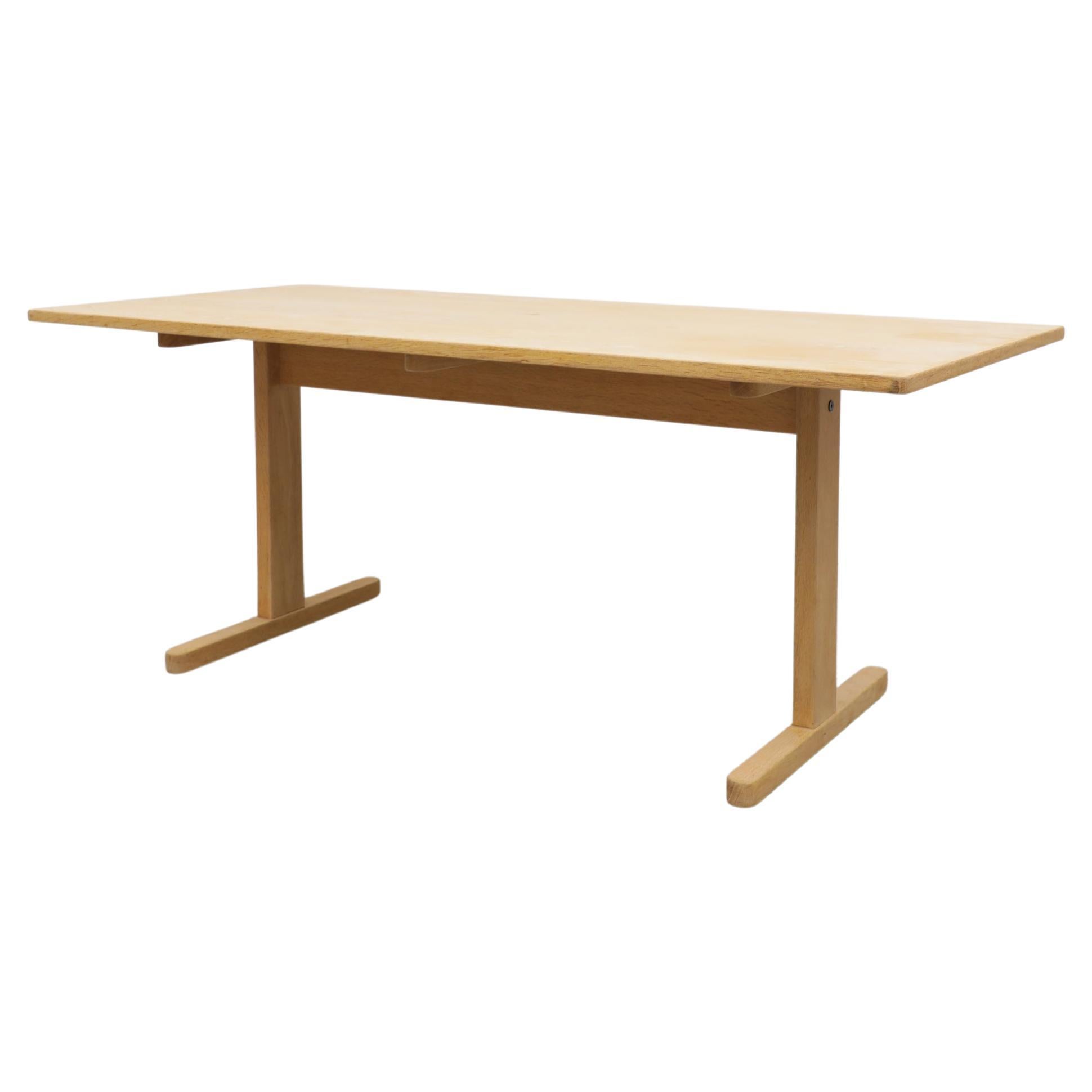 Orb Natural Solid Oak Dining Table For Sale at 1stDibs