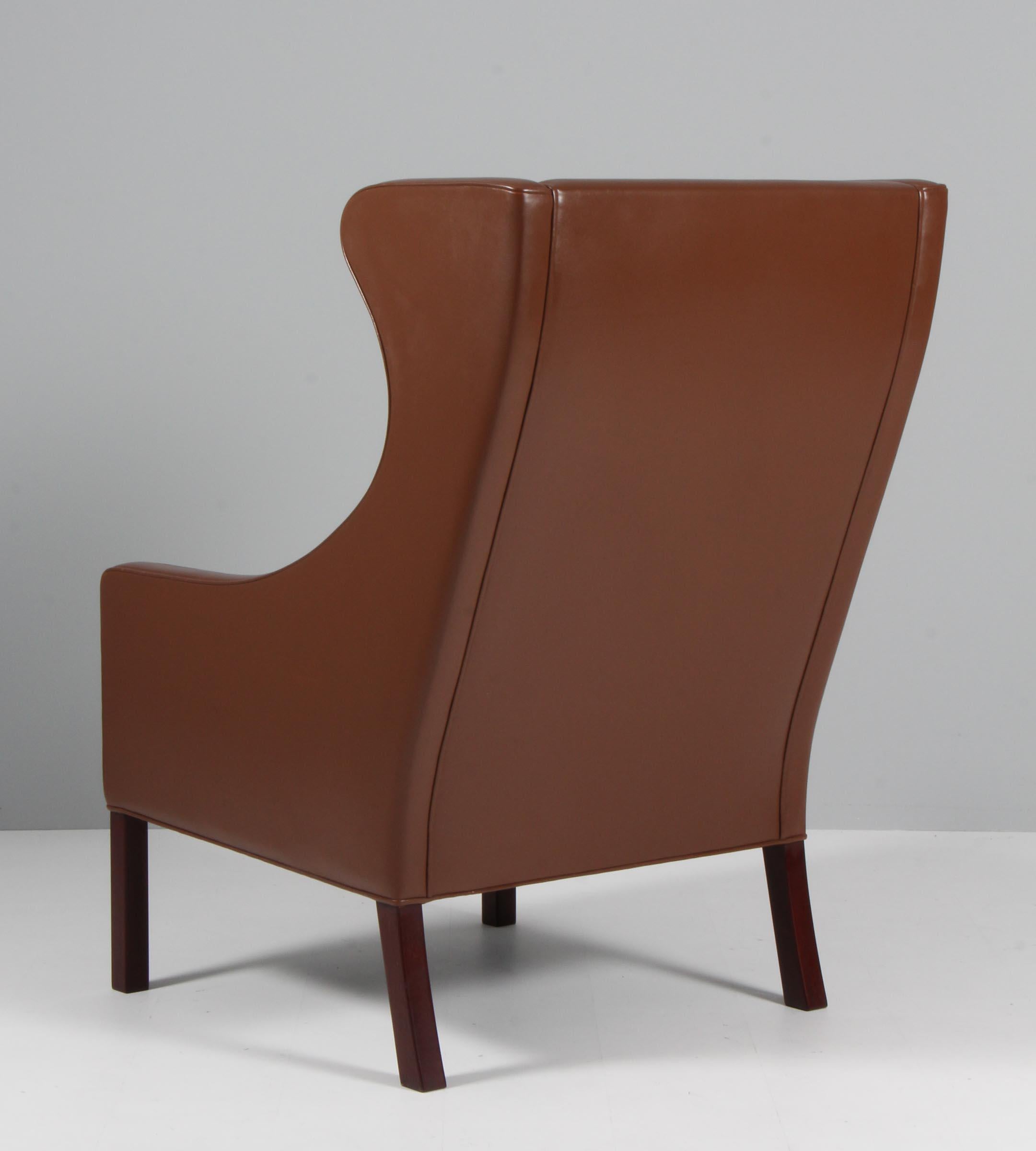 Børge Mogensen Wingback Chair For Sale at 1stDibs