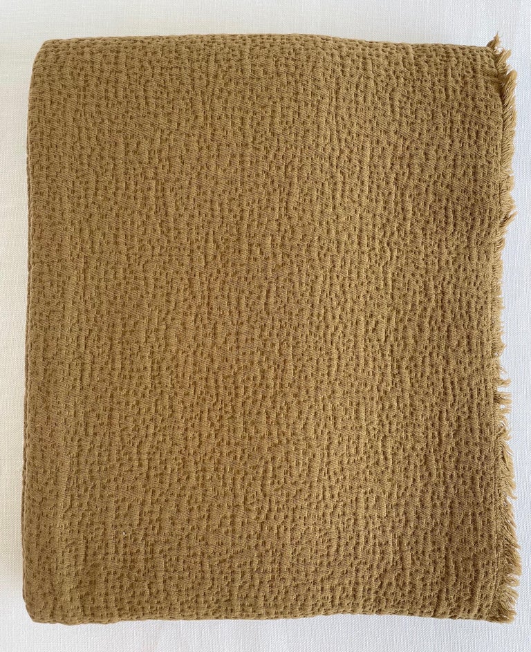 Bria Matelasse French Cotton Throw For Sale at 1stDibs