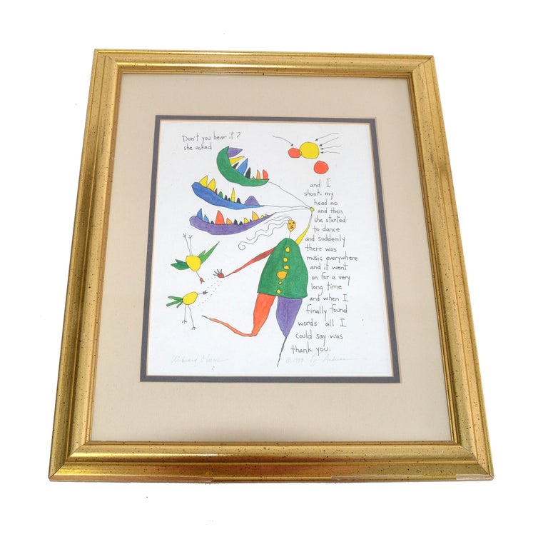 Brian Andreas Story People 'Unheard Music' Print of Watercolor and Ink ...