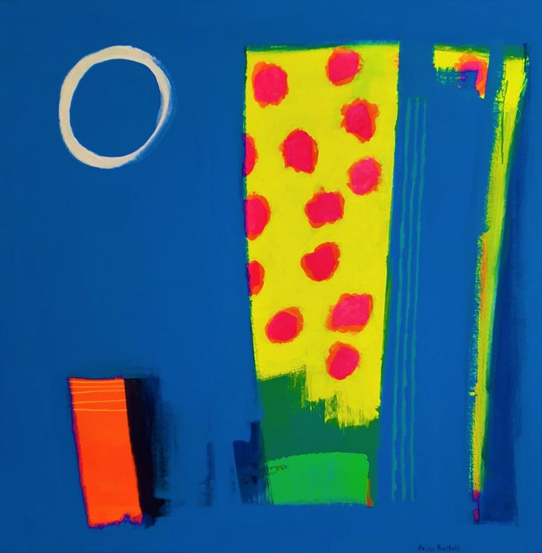 Brian Bartlett - Once upon a Time - Colourful abstract art: acrylic on ...