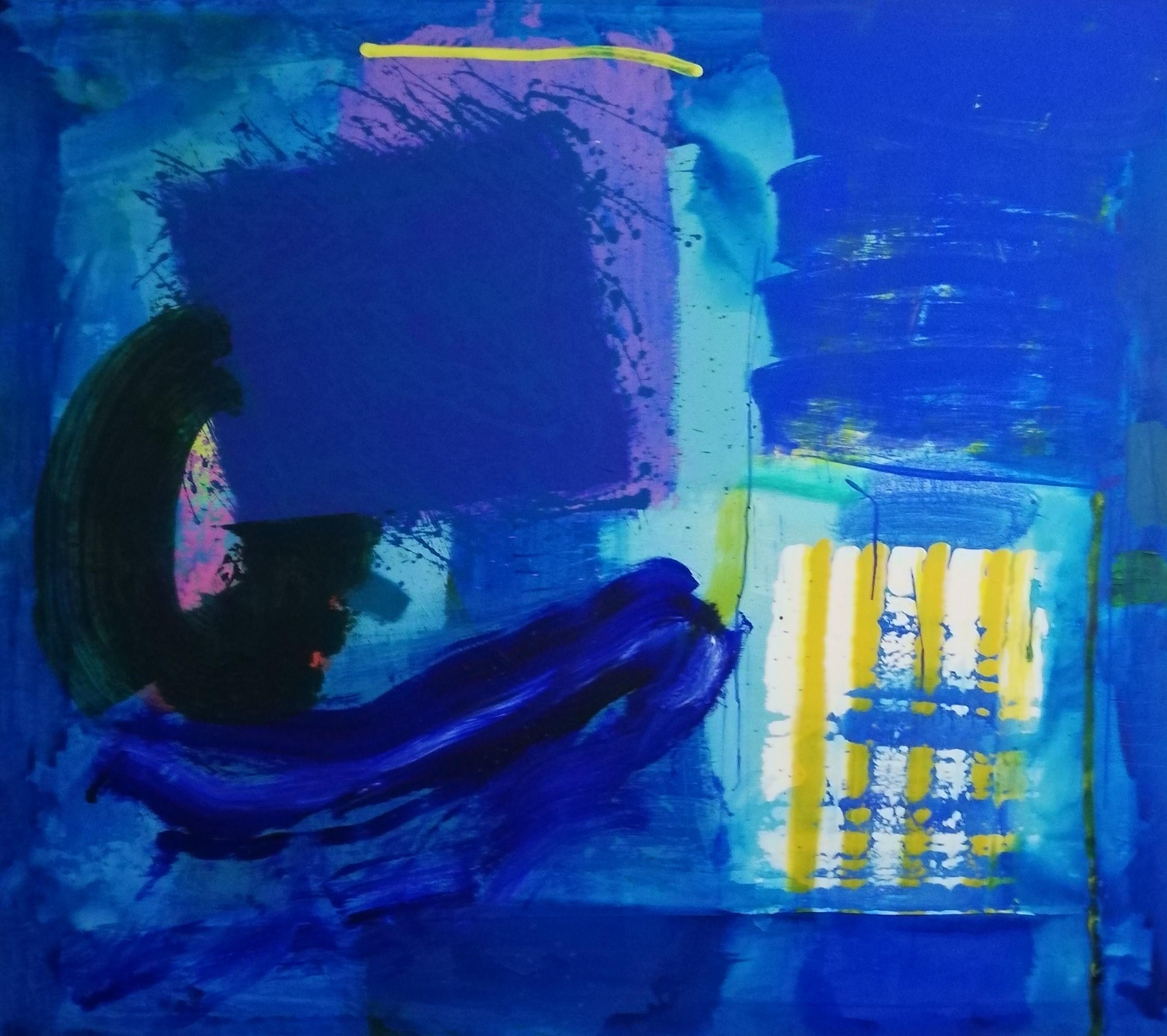 Brian Bartlett - Jamaica - contemporary bright pink abstract painting ...