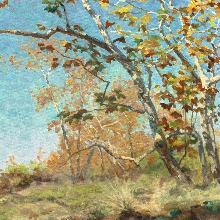 Brian Belfield - Impressionist Landscape, "Forever Autumn" For Sale at ...