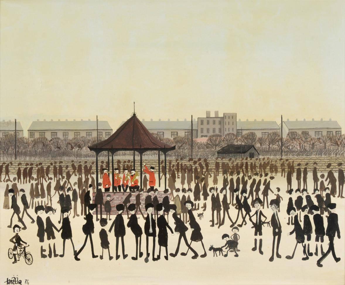 Brian 'Braaq' Shields - The Bandstand at 1stDibs | braaq prints for sale